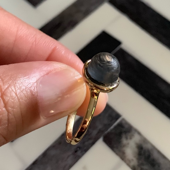 Alexis Bittar | Jewelry | Alexis Bittar Mini Sphere Ring In Black Or ...